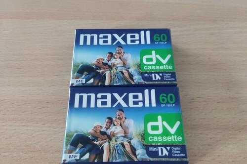 Видеокассета maxell MiniDV DVM 60 не вскрытые