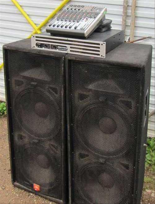 Колонки JBL 2000W JRX125 Mexico усилитель микшер