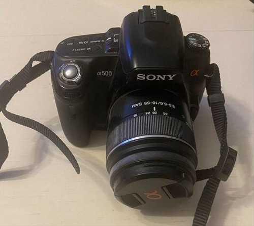 Зеркальный фотоаппарат Sony dslr-A500