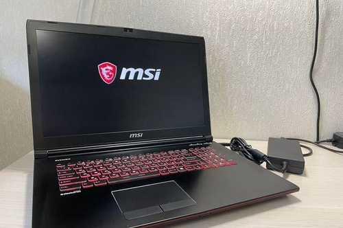 Игровой ноутбук MSI GE72MVR 17,3 i7-7700/GTX1070