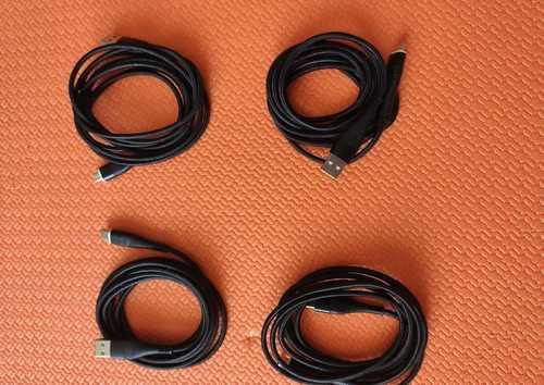 Магнитный кабель micro USB и Type-C