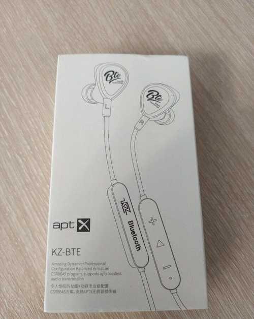 Bluetooth наушники KZ BTE с aptx