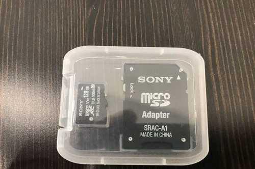 Флешка / Карта памяти 128GB Sony micro sd