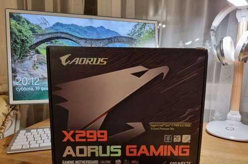 Материнская плата Gigabyte Aorus x299 Gaming s2066