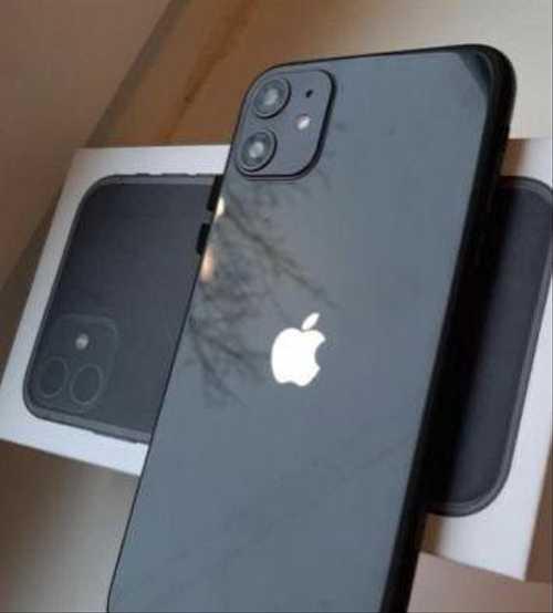 Iphone 11 черный фото