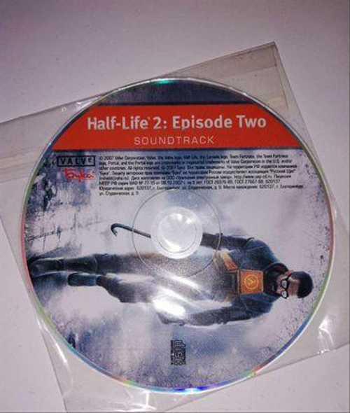 DVD диск с игрой Half-Life 2: Episode Two