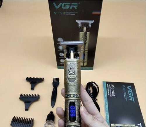 Триммер для стрижки бороды дисплеем VGR V-091