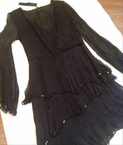 Платье натур шелк 42-44 новое