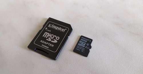 Карта памяти Kingston microsdhc 32Gb Class 10