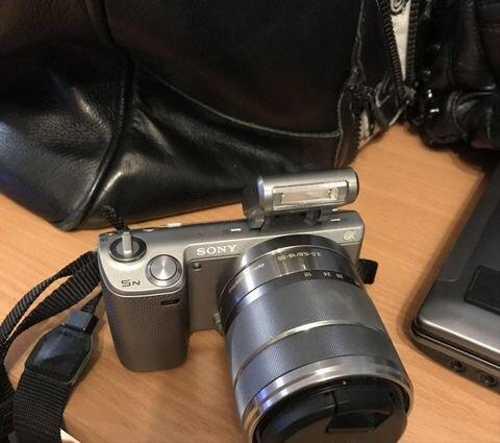 Sony nex 5 Фотоаппарат тушка объектив зу nex5 рабо