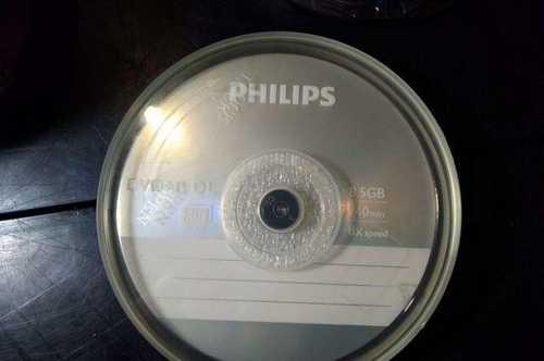 Оптические диски, болванки Philips DVD+R DL