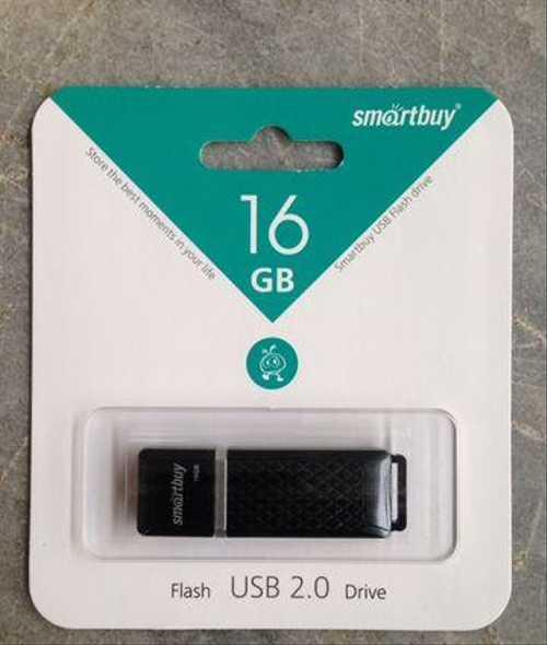 Флэшка 16Gb USB SmartBuy SB16gbqz-K