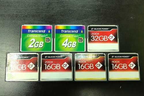 Карта памяти cf 32gb 400x transcend