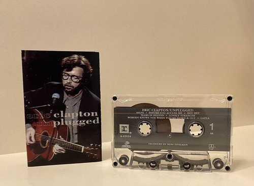 Аудиокассета Eric Clapton - Unplugged (1992 US)
