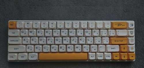 Кастомная клавиатура gk68 geteron black