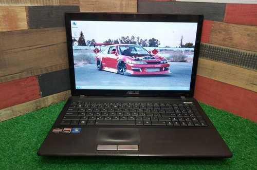 Ноутбук Asus K53U / AMD E-450 / 4Gb / HDD 750Gb
