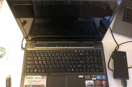 Игровой ноутбук msi GE620 DX