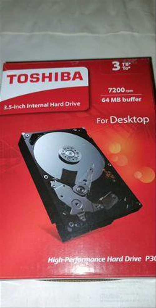 Жёсткий диск HDD toshiba 3TB 3.5