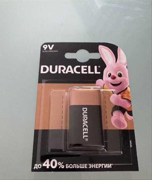 Батарейка крона duracell