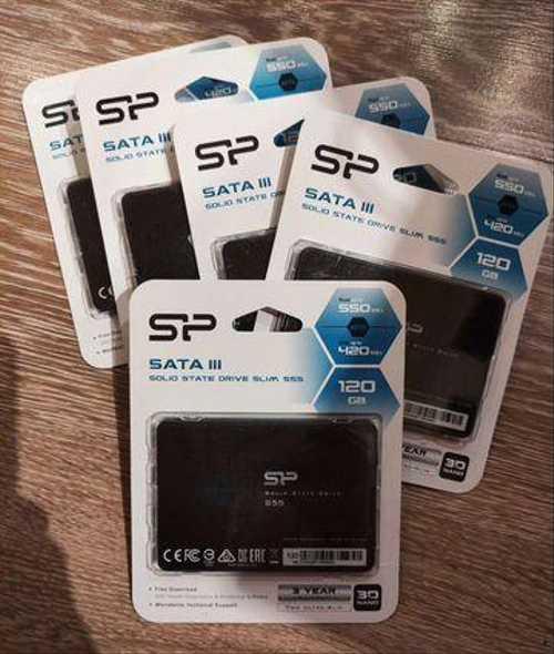 Новые Ssd диски SP S55, 120 gb