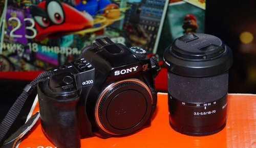 Фотоаппарат Sony Alpha dslr-A300 + DT18-70