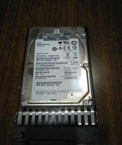 Жесткий диск HP 900GB SAS 2.5" (619291-B21)