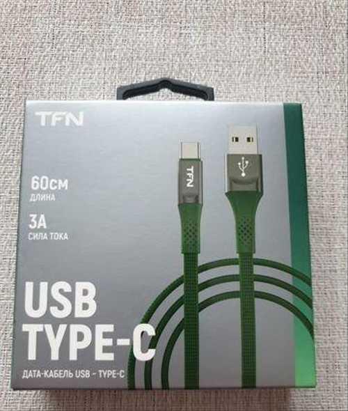 Кабель USB Type - C TFN 0.6 m Zinc grey