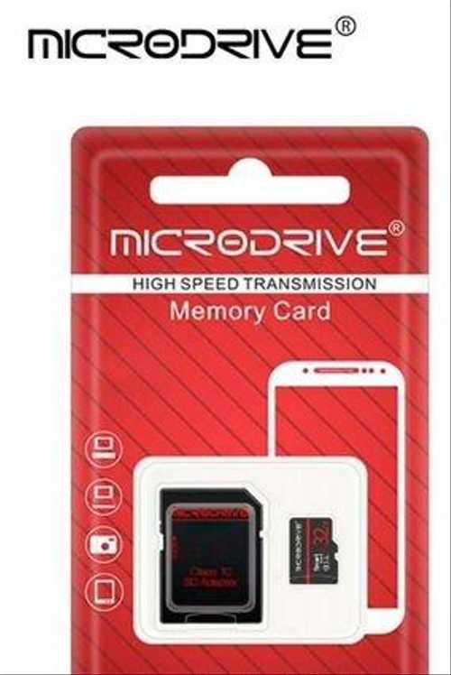 Карта памяти MicroSD microdrive 32 гб
