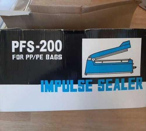 Импульсный запайщик PFS-200 ручной синий