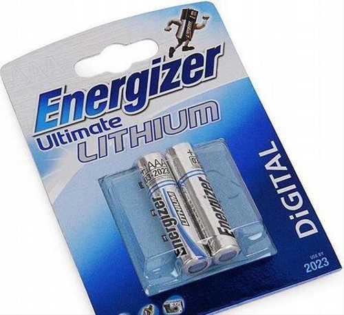 Батарейка Energizer Ultimate Lithium FR03/L92 (ааа, 2 штуки)