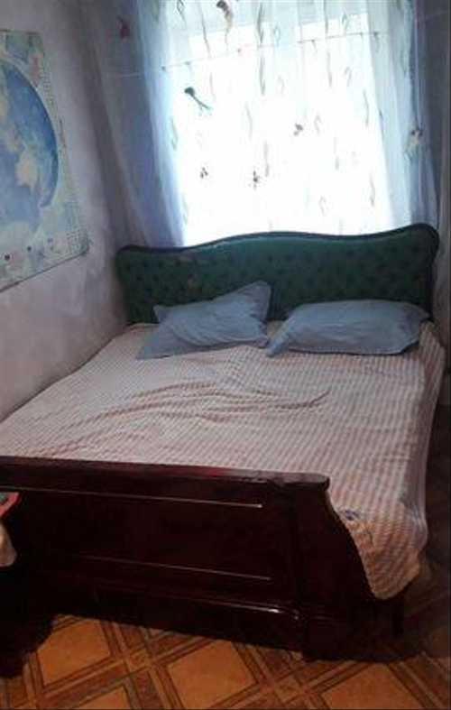 2 спальная кровать с матрасом