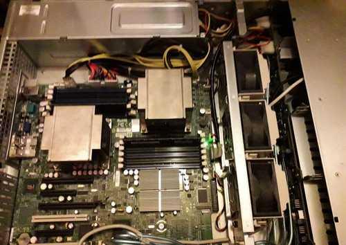 Сервер Supermicro 2U + 2 корпуса 1U CSE-815TQ