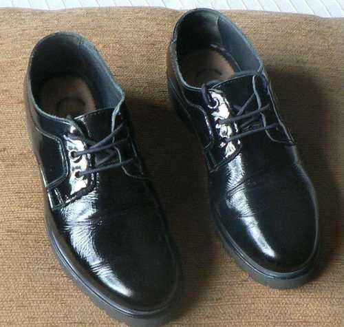 Туфли Burgerschuhe чёрные лаковые, 37 размер