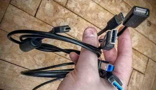 Кабели компьютерные USB, Firewire, VGA, esata, LPT