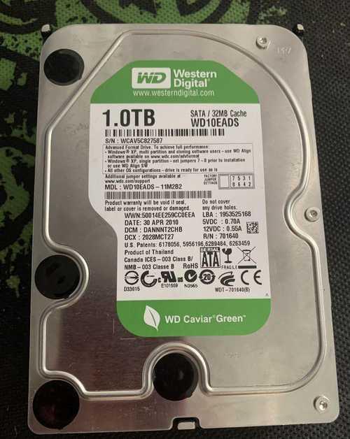 Жесткий диск WD 1TB
