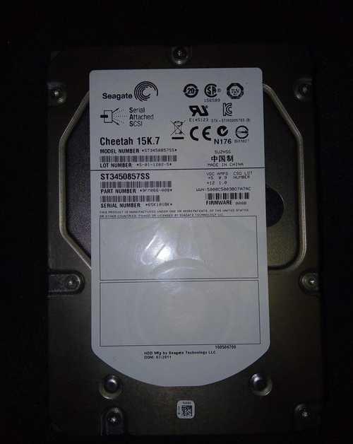 ST3450857SS Жесткие диски SAS 15K Seagate