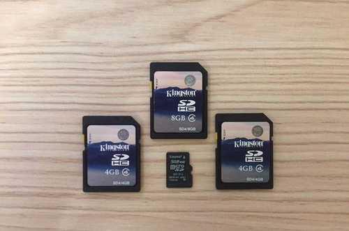 Карты памяти MicroSD и SD