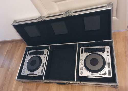 Pioneer cdj 800 mk2 2 шт. + кейс