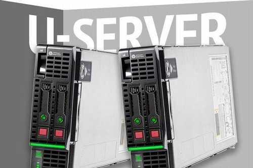 Сервер HP BL460c Gen8 2x2650v2 16Gb p220i 2x10Gb