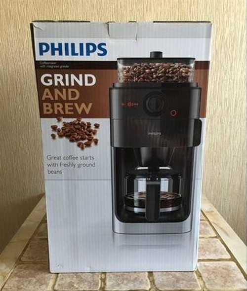 Grind & Brew Кофемашина philips HD7761/00