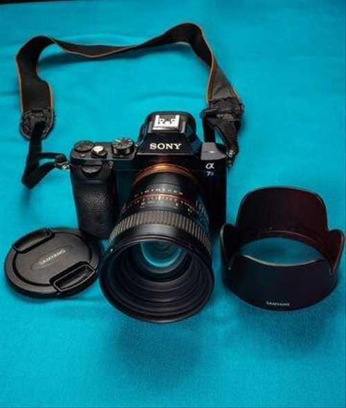 Фотоаппарат sony a7s + объектив Samyang 50mm F1.4
