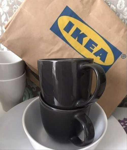 Посуда IKEA тарелки, миски, кружки