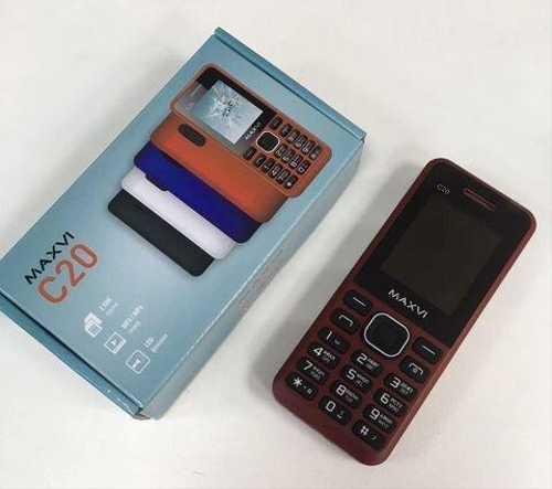 Мобильный телефон Maxvi C20 wine red