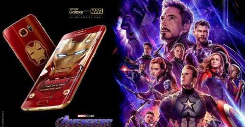 SAMSUNG galaxy S6 Edge iron MAN Limited Edition