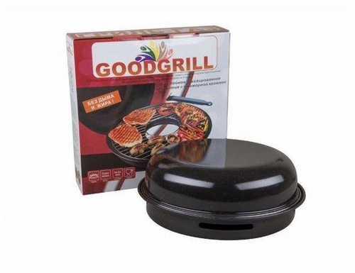 Сковорода-гриль GoodGrill D-518, 32.8 см черный