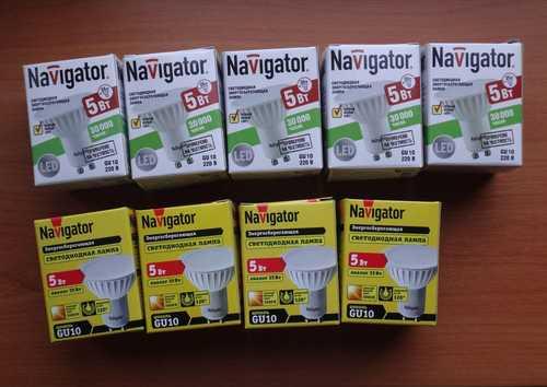 Лампы Светодиодные GU10 Navigator (5W) 3000K Новые