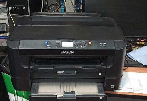 Принтер цветной струйный Epson workforce WF7110