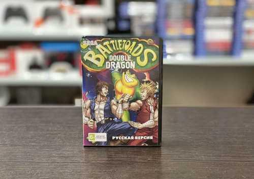 Картридж для Sega Battletoads Duble Dragon