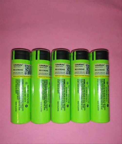 Аккумуляторы 18650 3400mAh NCR18650B Li-ion