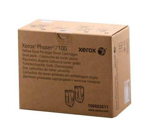 Картридж Xerox 106R02611 желтый
